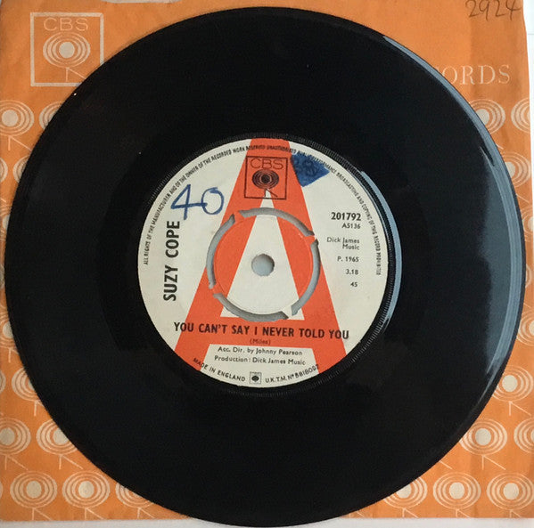 Suzy Cope - You Can’t Say I Never Told You | Wake Concept Store